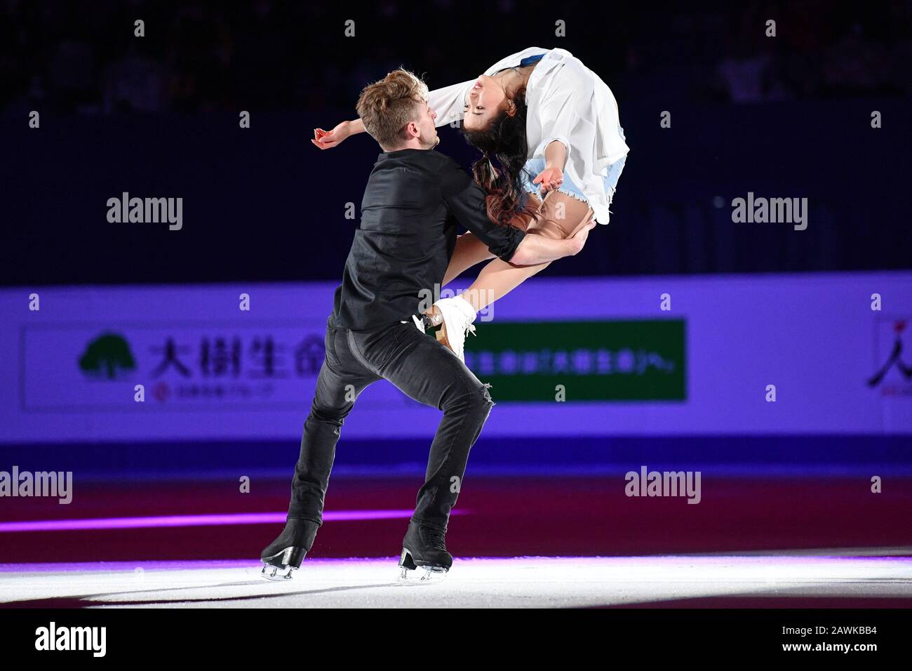 Seoul, South Korea. 9th Feb, 2020. Yura Min & Daniel Eaton (KOR ...