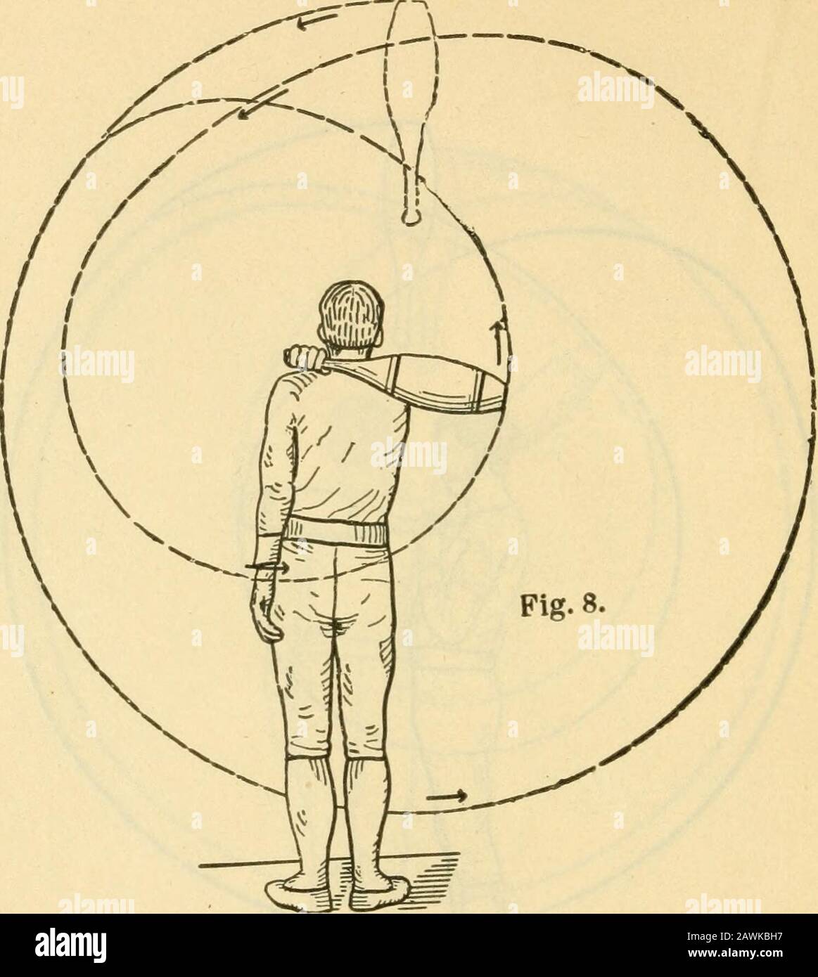 Indian clubs and dumb bells . SIDE MOVEMENT. ¥m. 7.From the starting ...