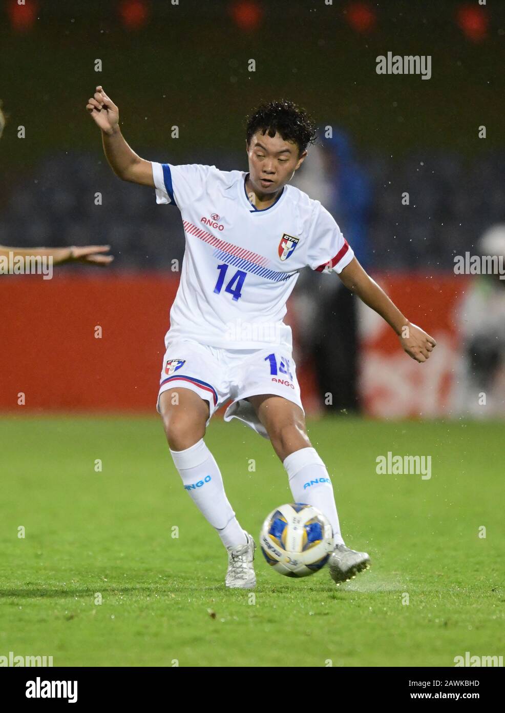 Lan Yu-Chieh of Chinese Taipei in action during the 2020 AFC Women's Olympic Qualifying ...