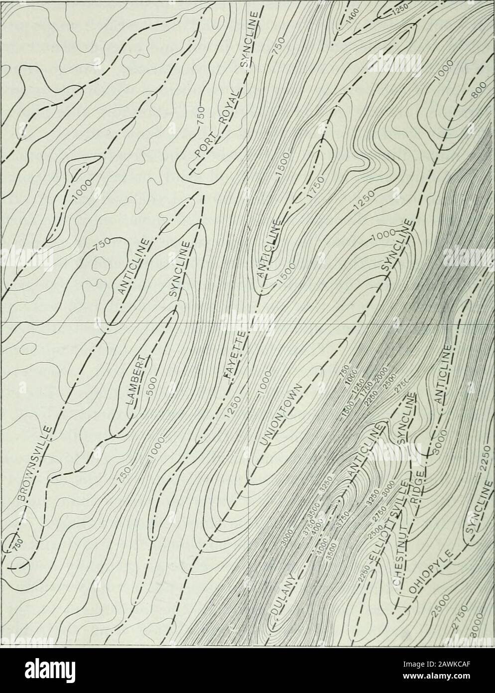 Contourmap hi-res stock photography and images - Alamy