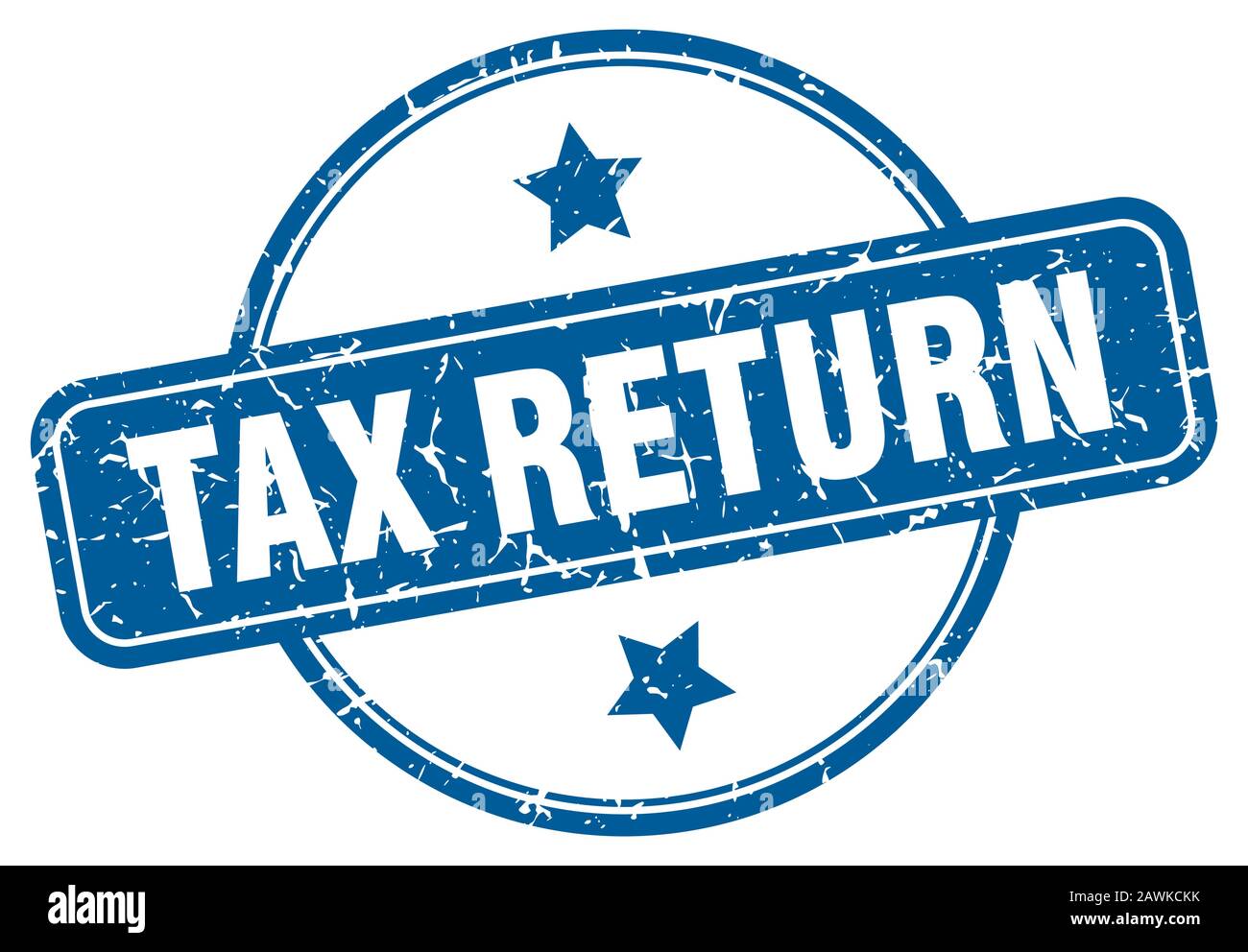 tax return stamp. tax return round vintage grunge sign. tax return ...