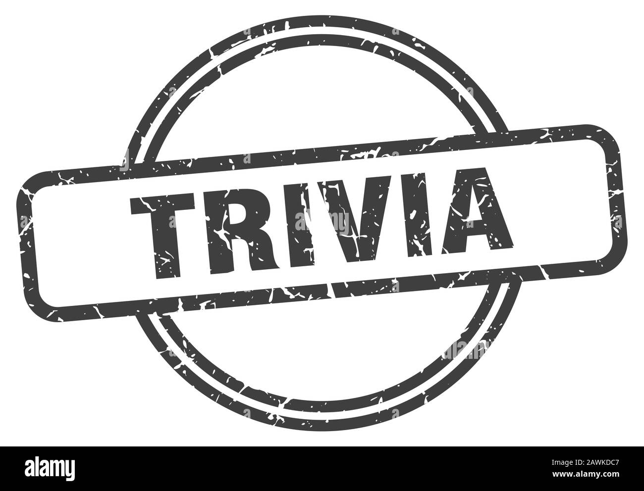 trivia stamp. trivia round vintage grunge sign. trivia Stock Vector ...