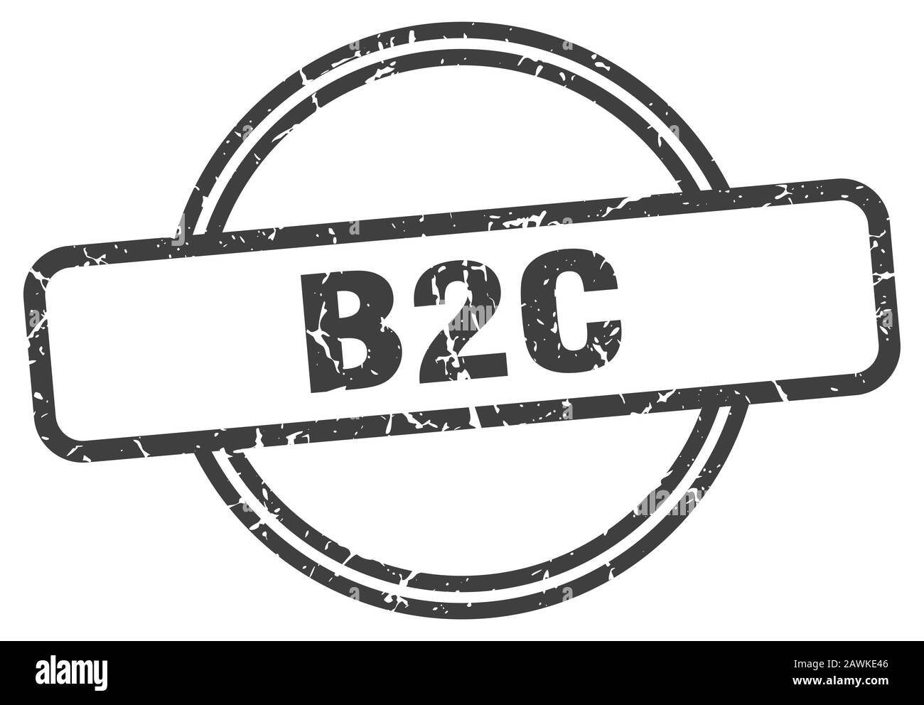 b2c stamp. b2c round vintage grunge sign. b2c Stock Vector Image & Art ...