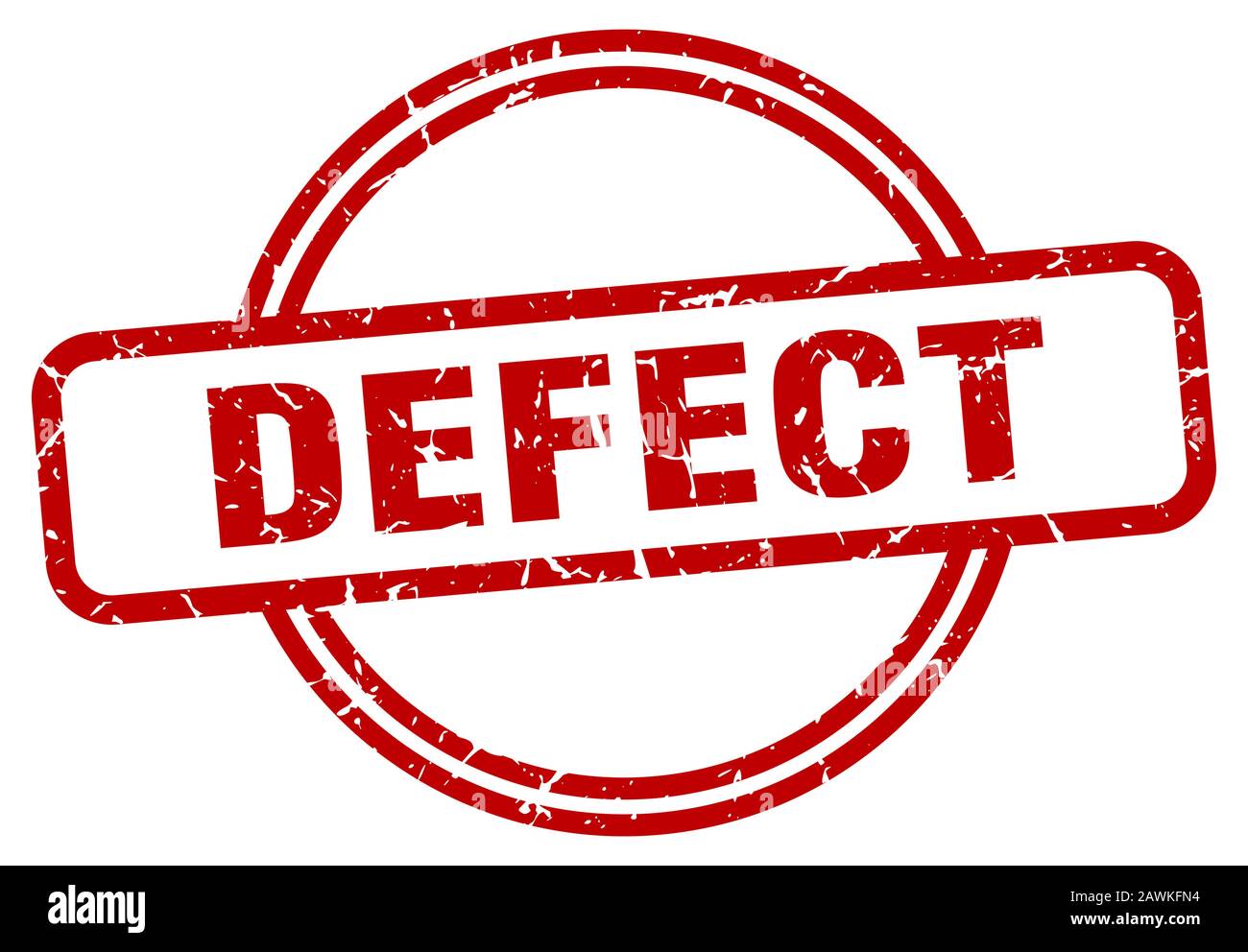 defect stamp. defect round vintage grunge sign. defect Stock Vector ...