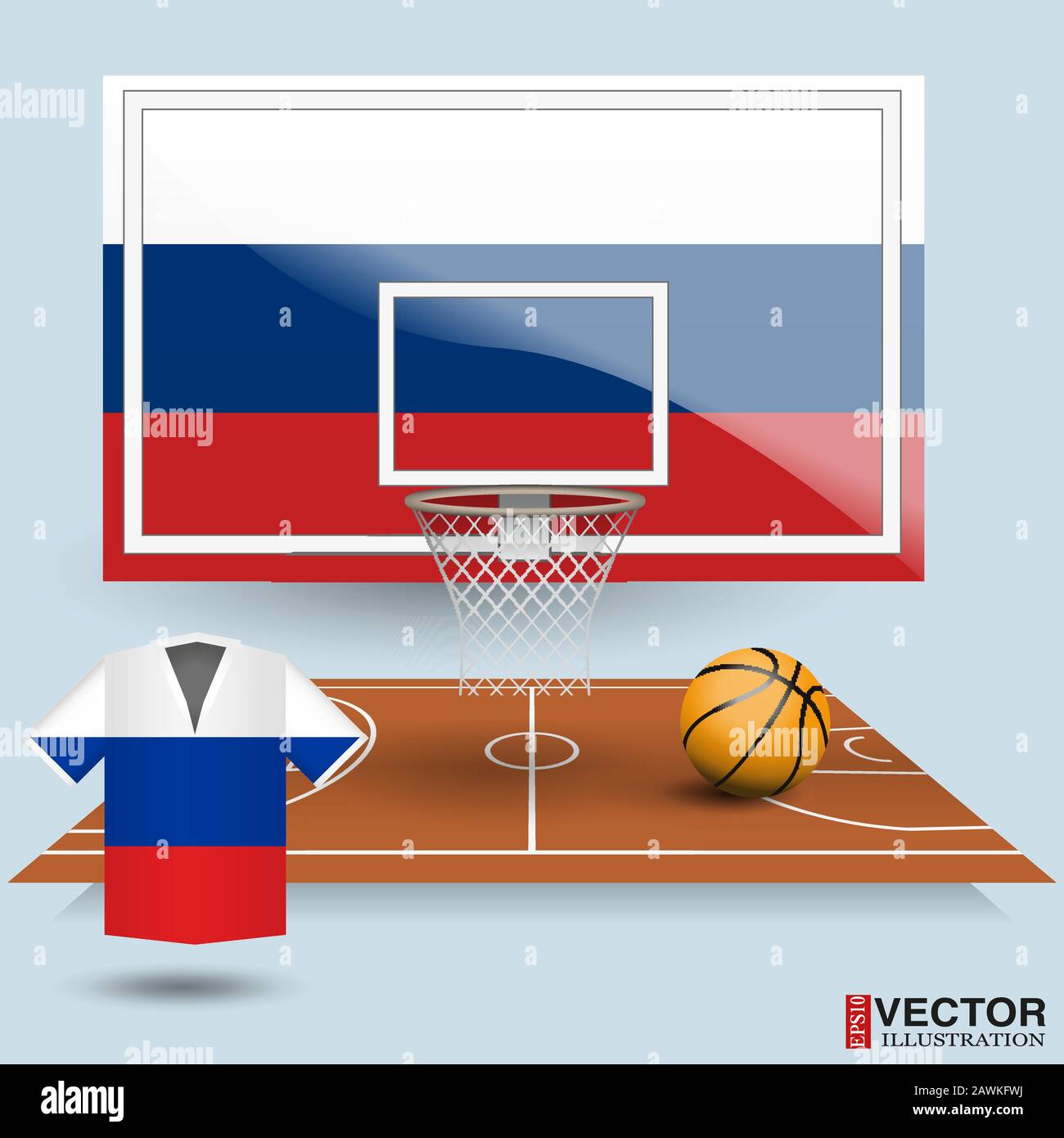 Vector Illustration Basketball Background Stock Vector Image & Art - Alamy