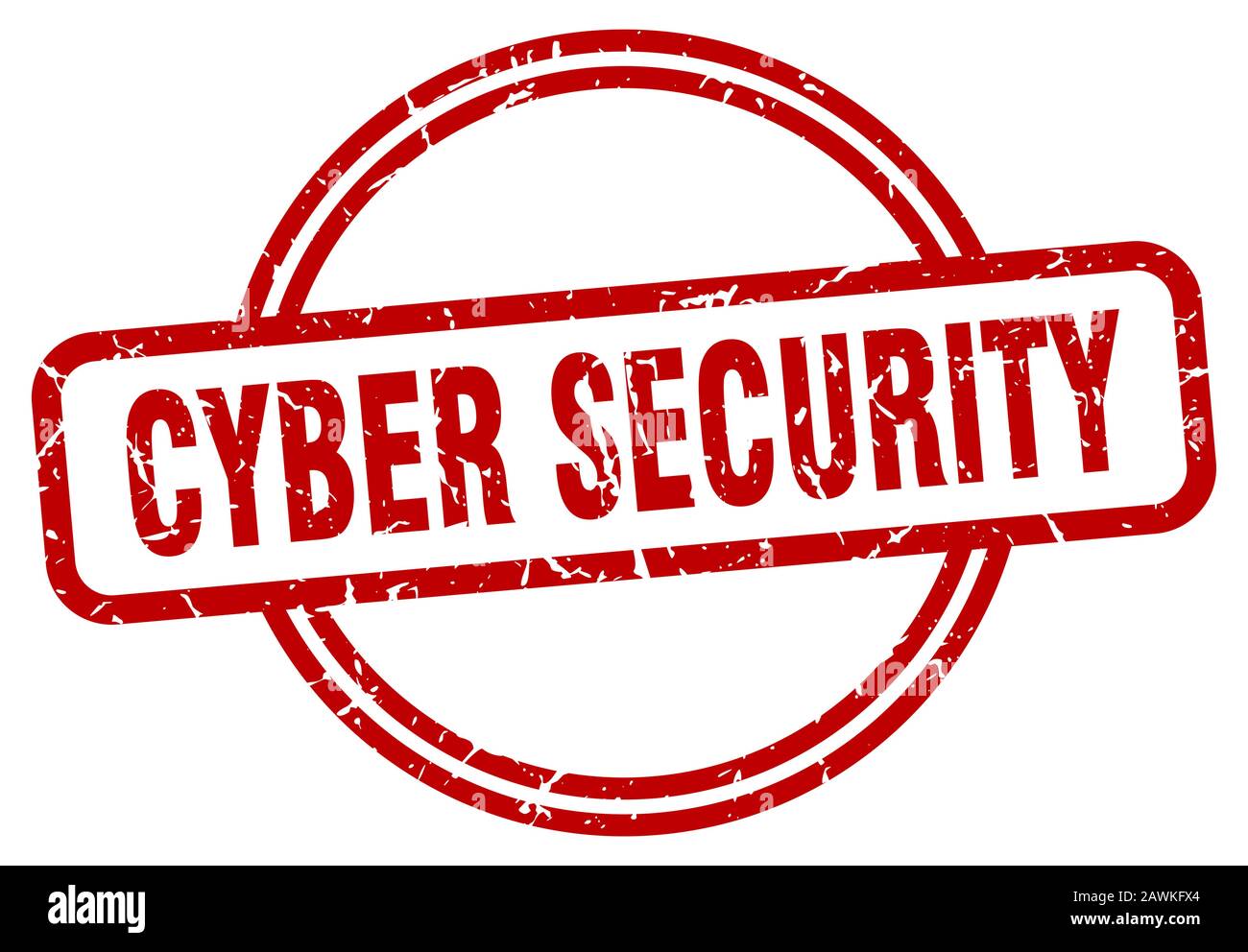 cyber security stamp. cyber security round vintage grunge sign. cyber ...