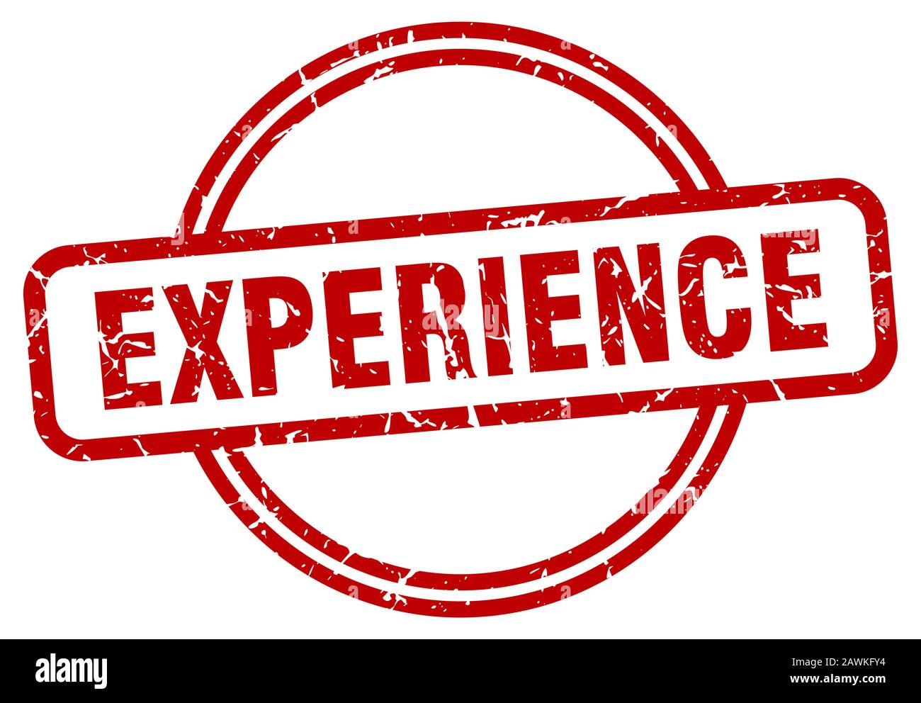 experience stamp. experience round vintage grunge sign. experience ...