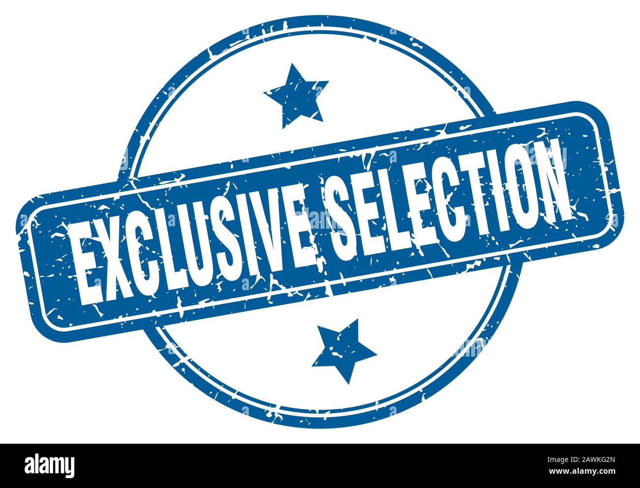 exclusive selection stamp. exclusive selection round vintage grunge ...