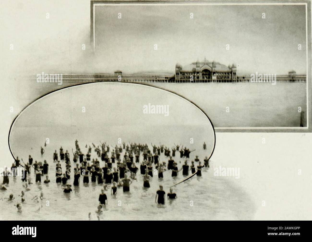 Illustrated souvenir, Salt Lake City, Utah . SALTAIR PAVILION DANCING ...