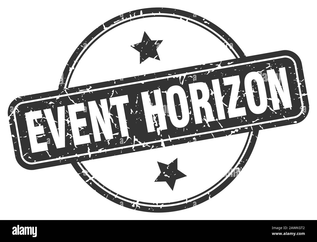 event horizon stamp. event horizon round vintage grunge sign. event ...