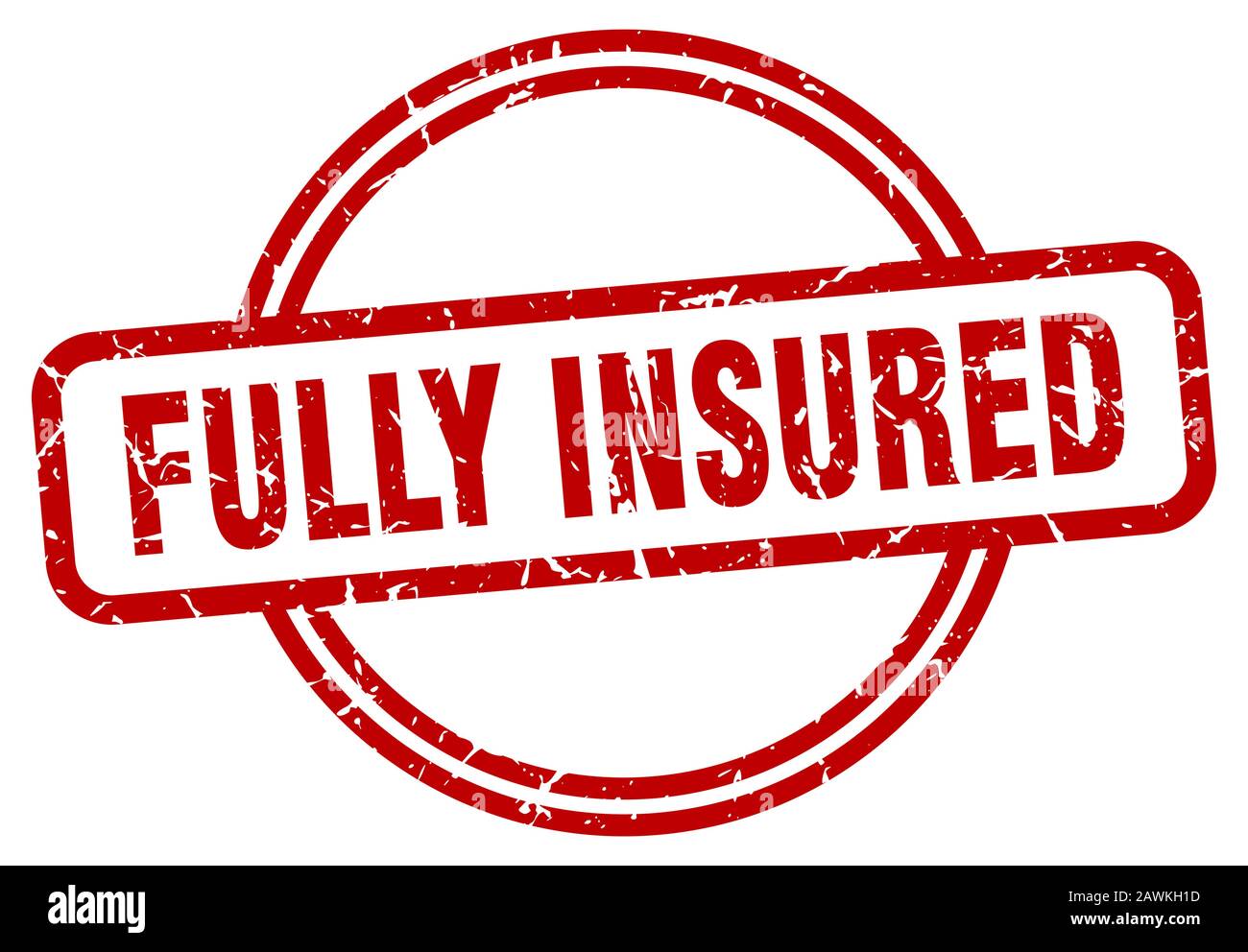 Insured sign round vintage hi-res stock photography and images - Alamy