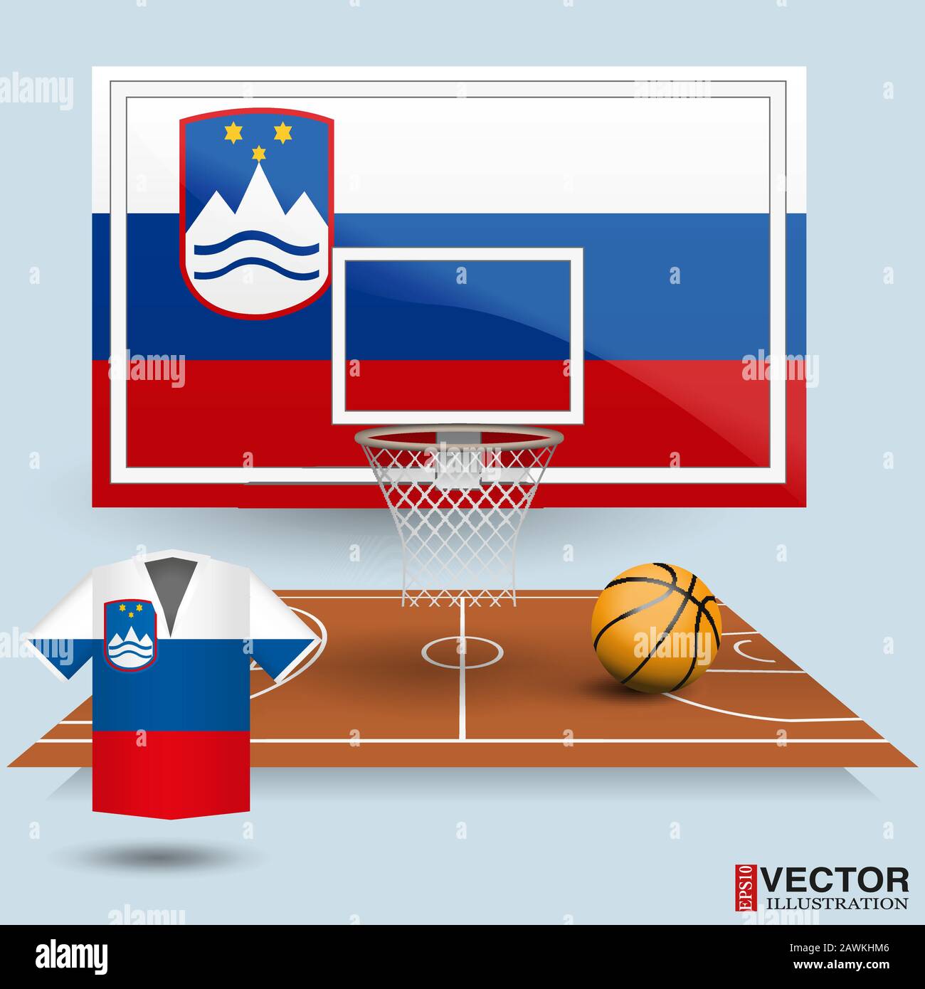 Vector Illustration Basketball Background Stock Vector Image & Art - Alamy