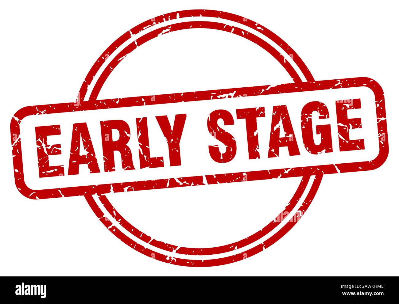 early stage stamp. early stage round vintage grunge sign. early stage ...