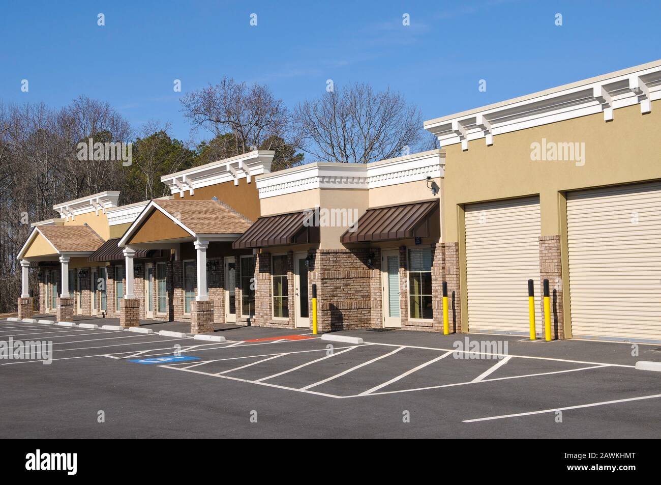 New Commercial Building with Retail and Office Space Available Stock ...