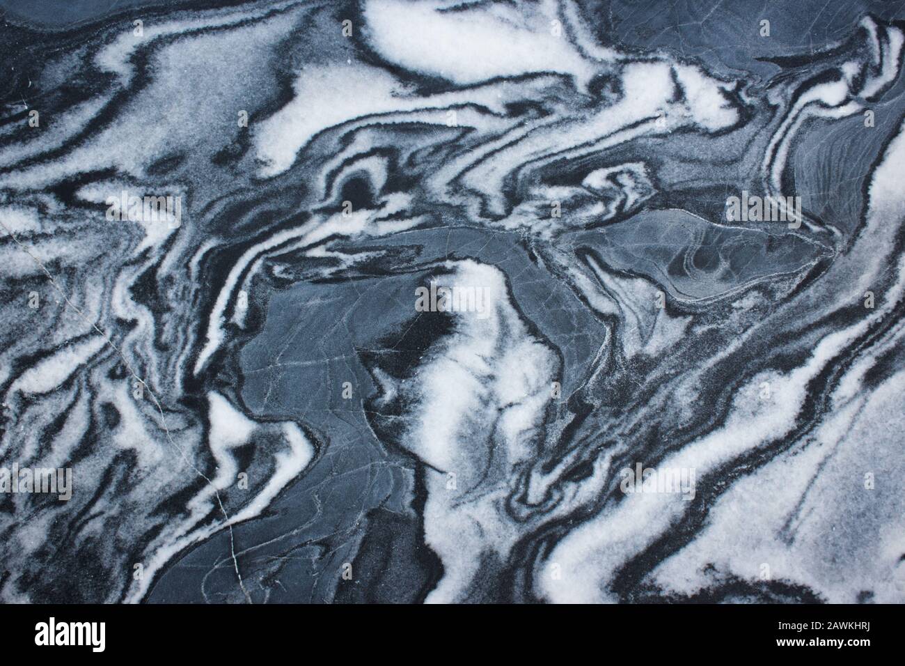 Blue and white swirly marble texture background Stock Photo - Alamy