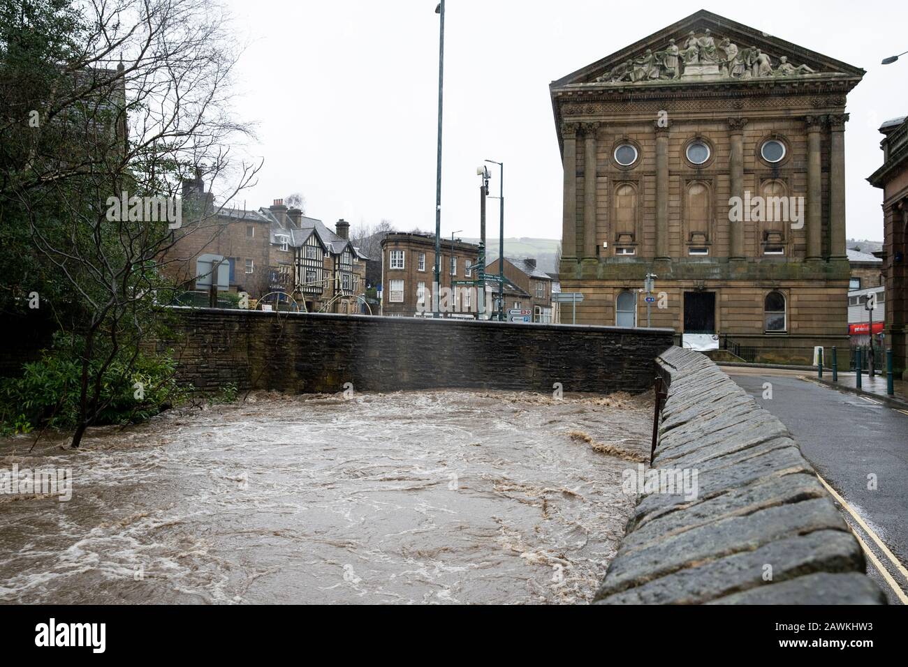 Todmorden flooding hi-res stock photography and images - Alamy