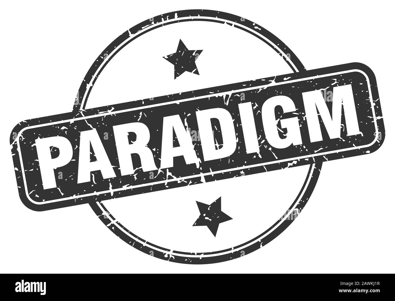 paradigm stamp. paradigm round vintage grunge sign. paradigm Stock ...