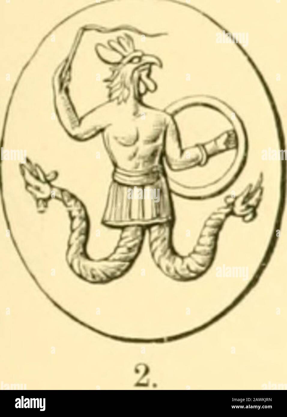 Antique gems and rings . VIII-GNOSTIC Stock Photo - Alamy