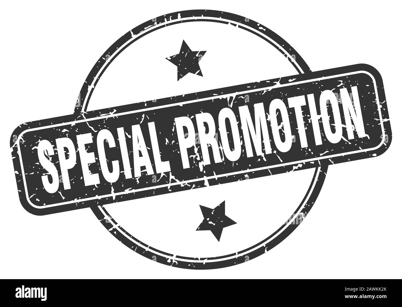 special promotion stamp. special promotion round vintage grunge sign ...