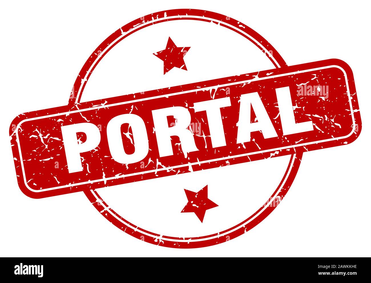 Portal round red grunge hi-res stock photography and images - Alamy