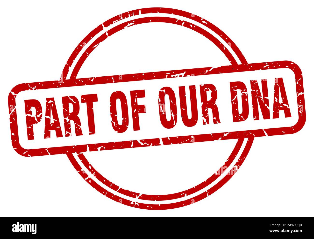 part of our dna stamp. part of our dna round vintage grunge sign. part ...