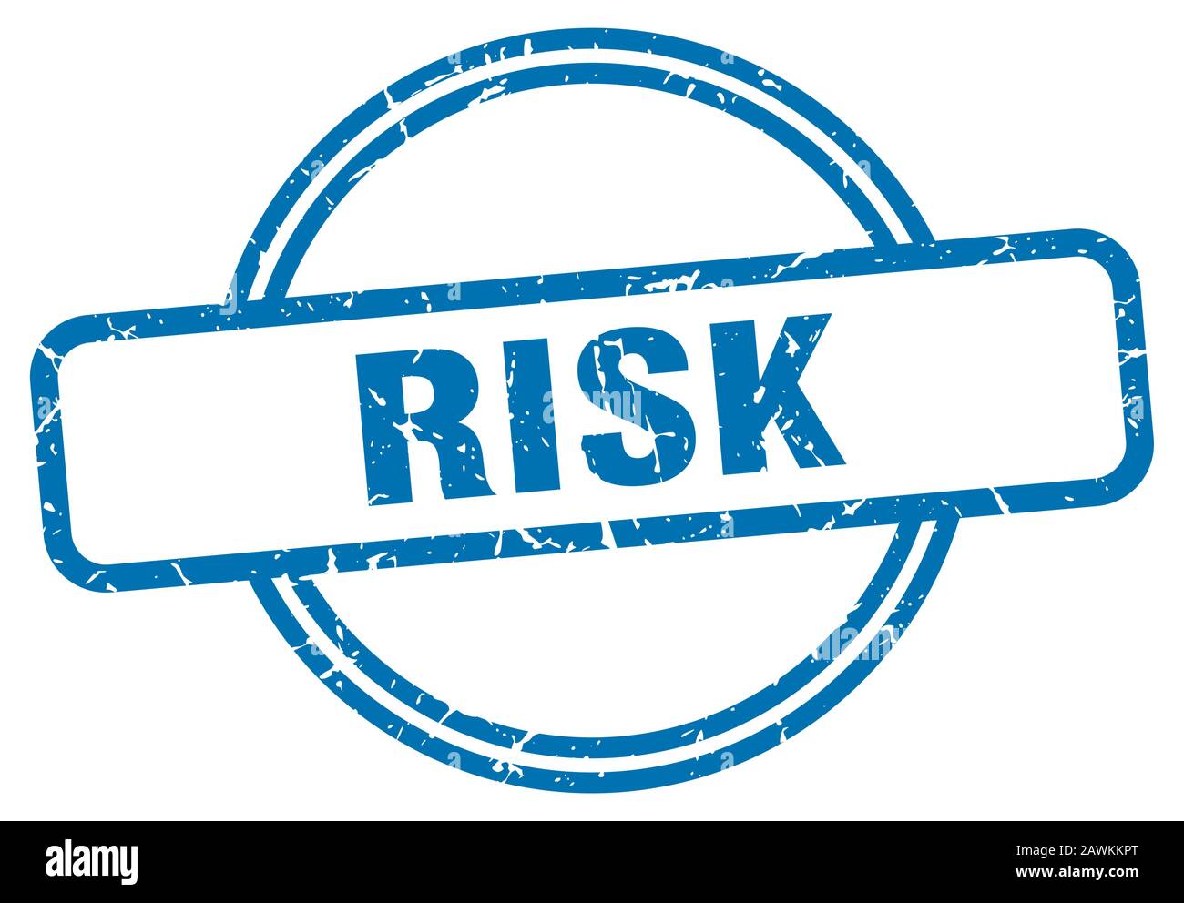 risk stamp. risk round vintage grunge sign. risk Stock Vector Image ...