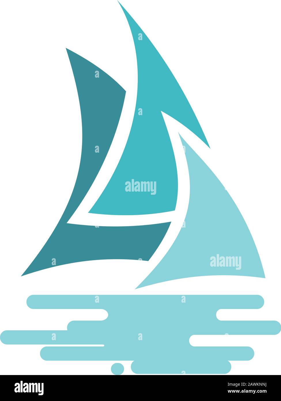Sailing boating yachting Stock Vector Images - Alamy