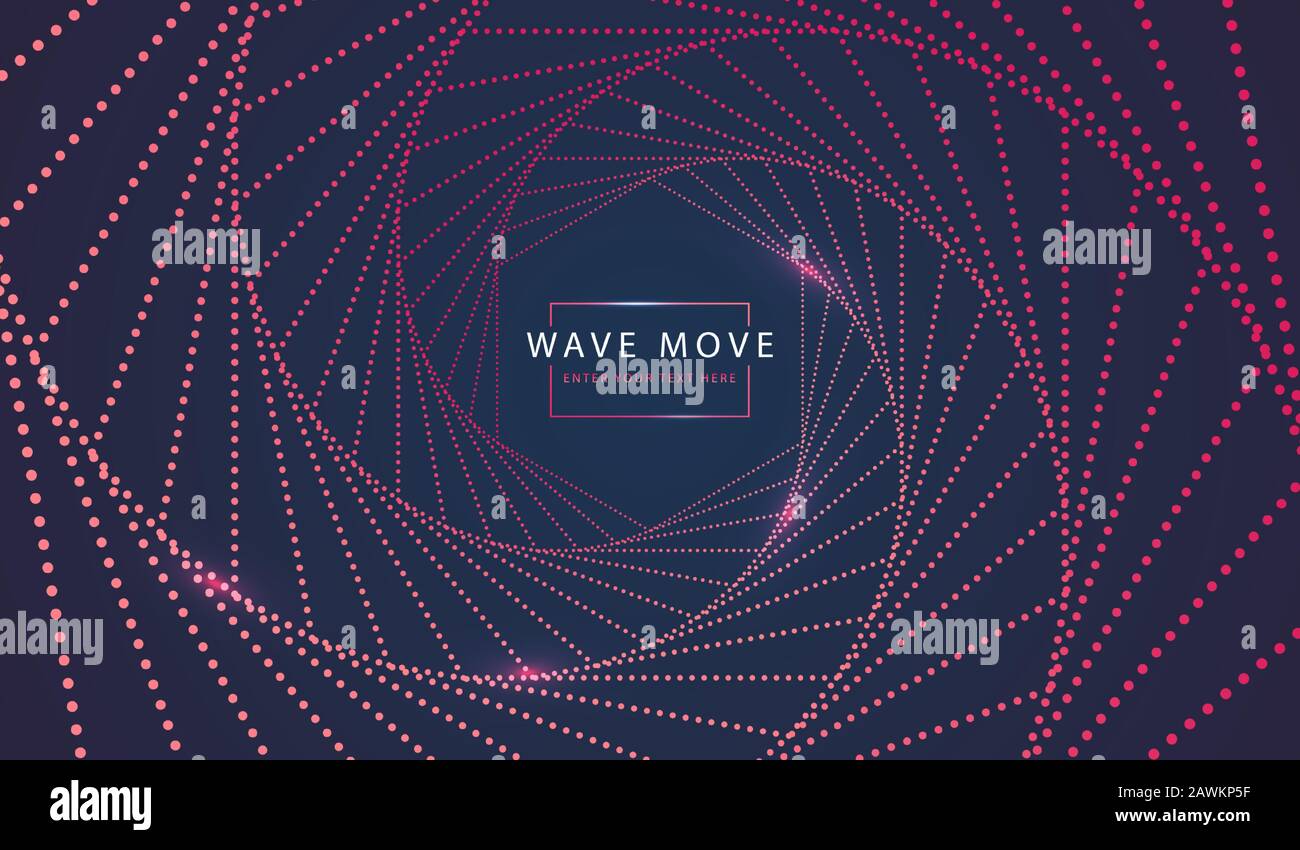 Abstract technology background dyanmic spiral hexagon cross dot line ... Abstract technology background dyanmic spiral hexagon cross dot line ...