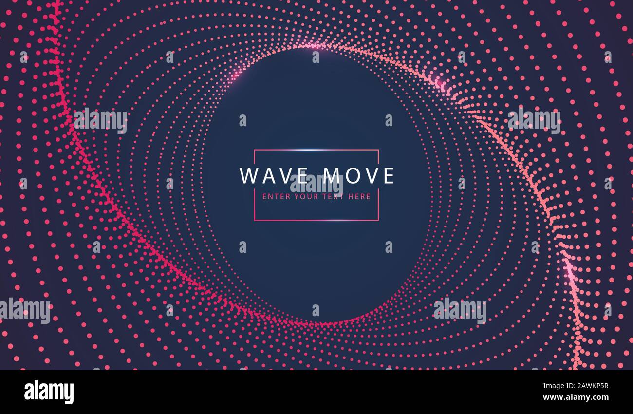 Abstract technology background dyanmic spiral oval circle cross dot ...
