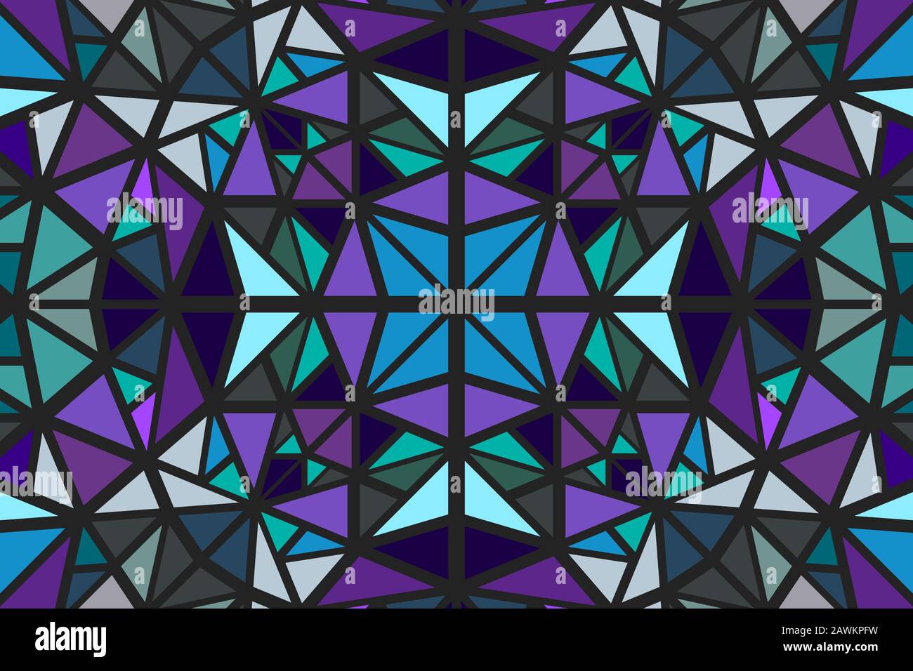 Geometrical round tiled mosaic pattern background - colorful ...