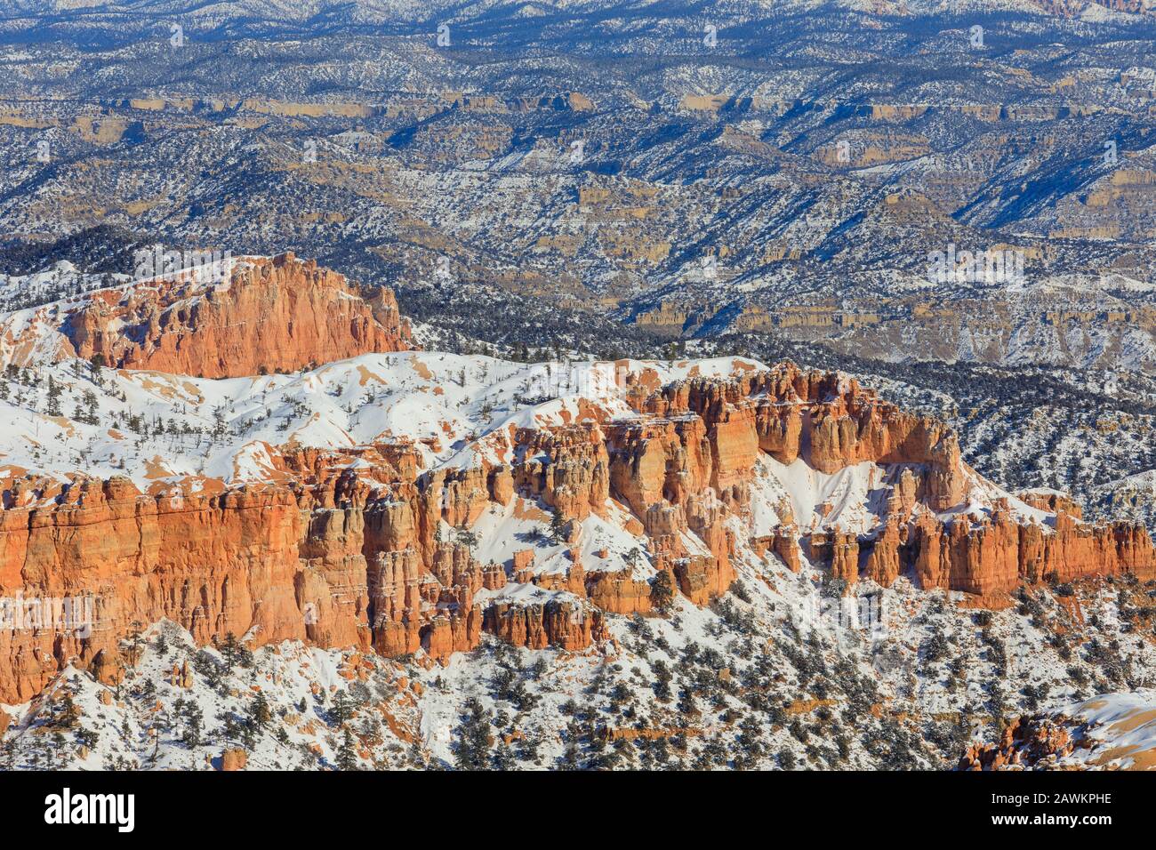 Bryce Canyon Utah Winter Landscape Stock Photo - Alamy