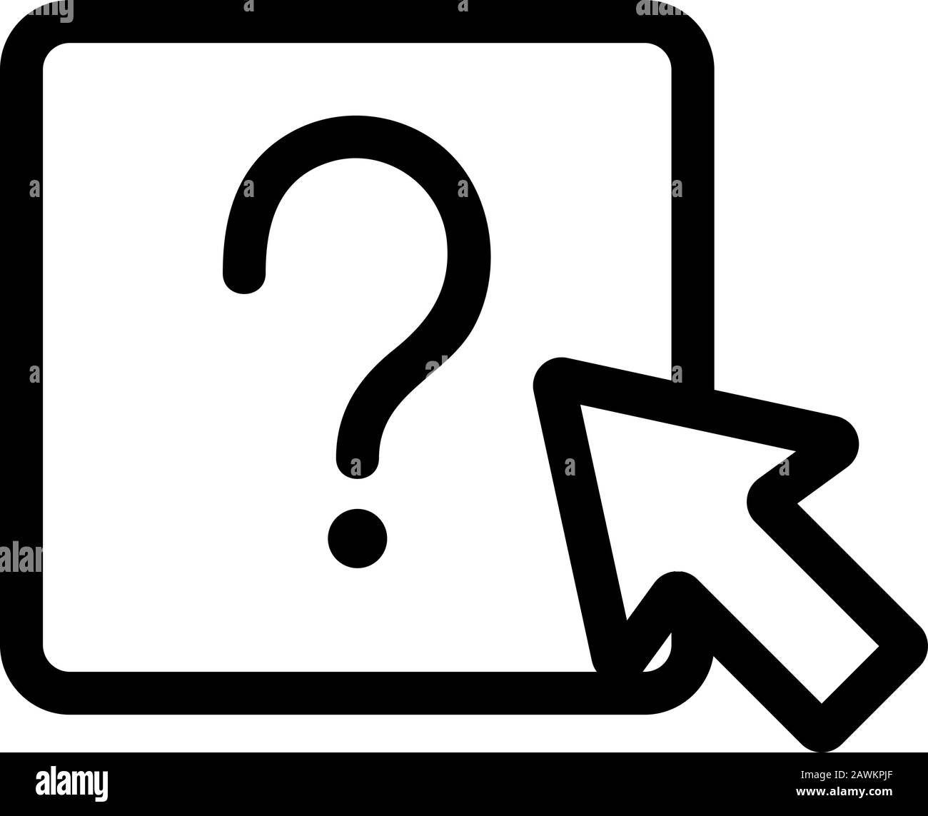questions and answers icon vector. Isolated contour symbol illustration ...