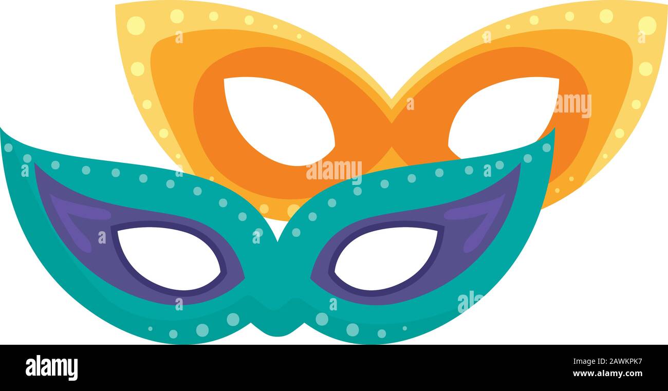 Masks design, Party celebration event happy birthday holiday surprise ...