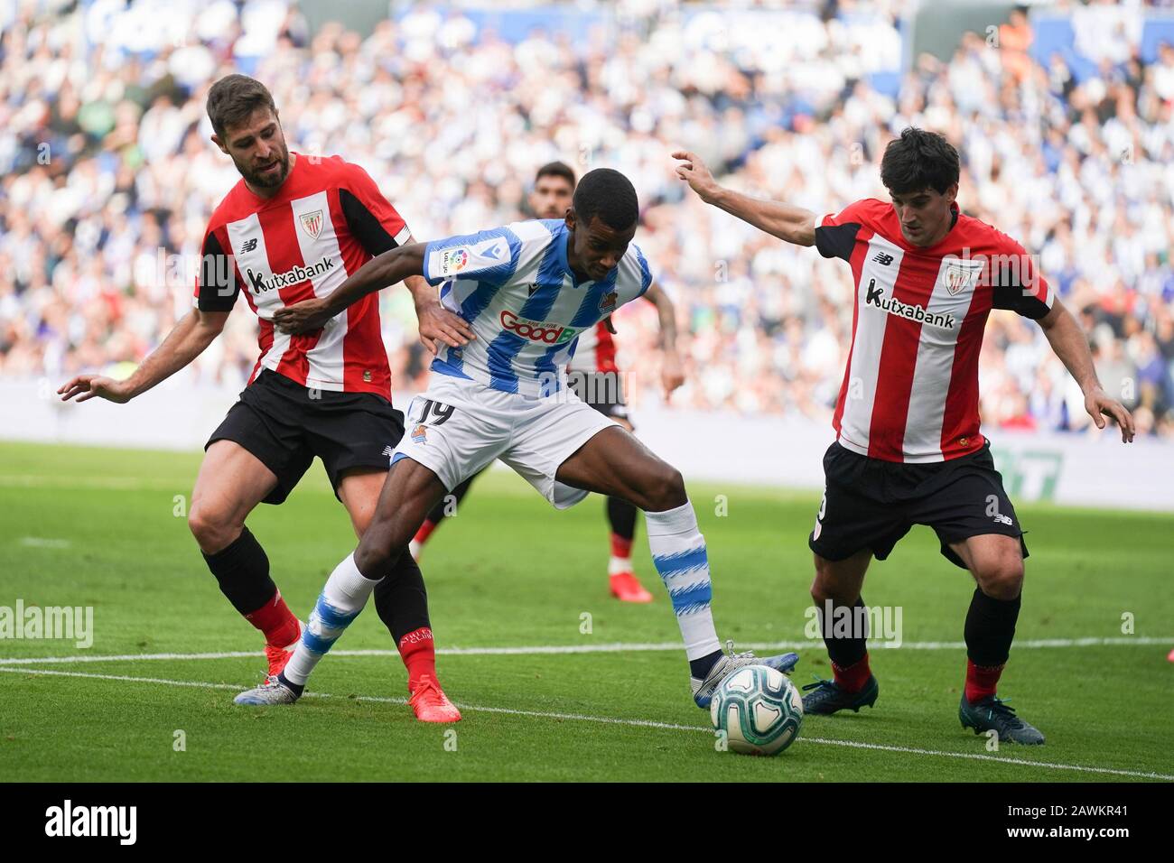 San Sebastian, SPAIN - February, 9: Day 23 of the Spanish soccer league ...