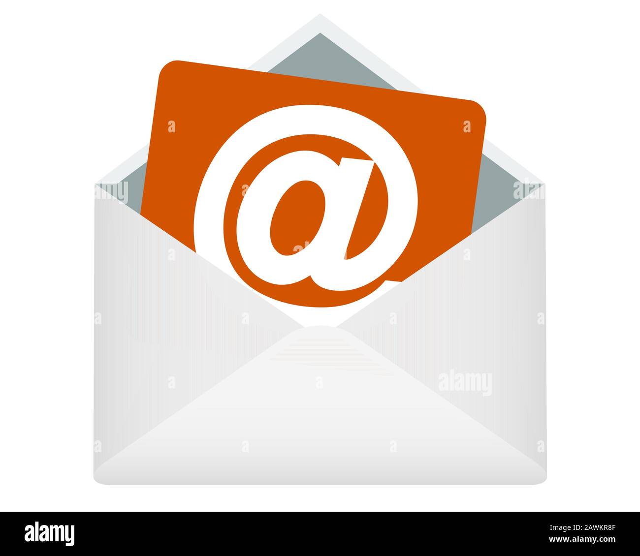 Envelope paper with icon email symbol. Vector illustration for design ...