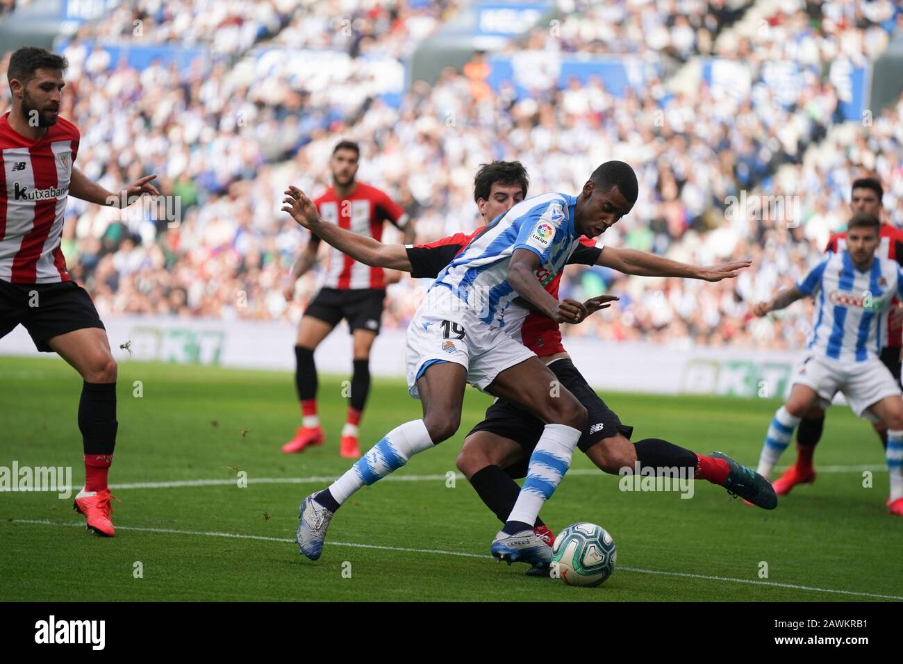 San Sebastian, SPAIN - February, 9: Day 23 of the Spanish soccer league ...