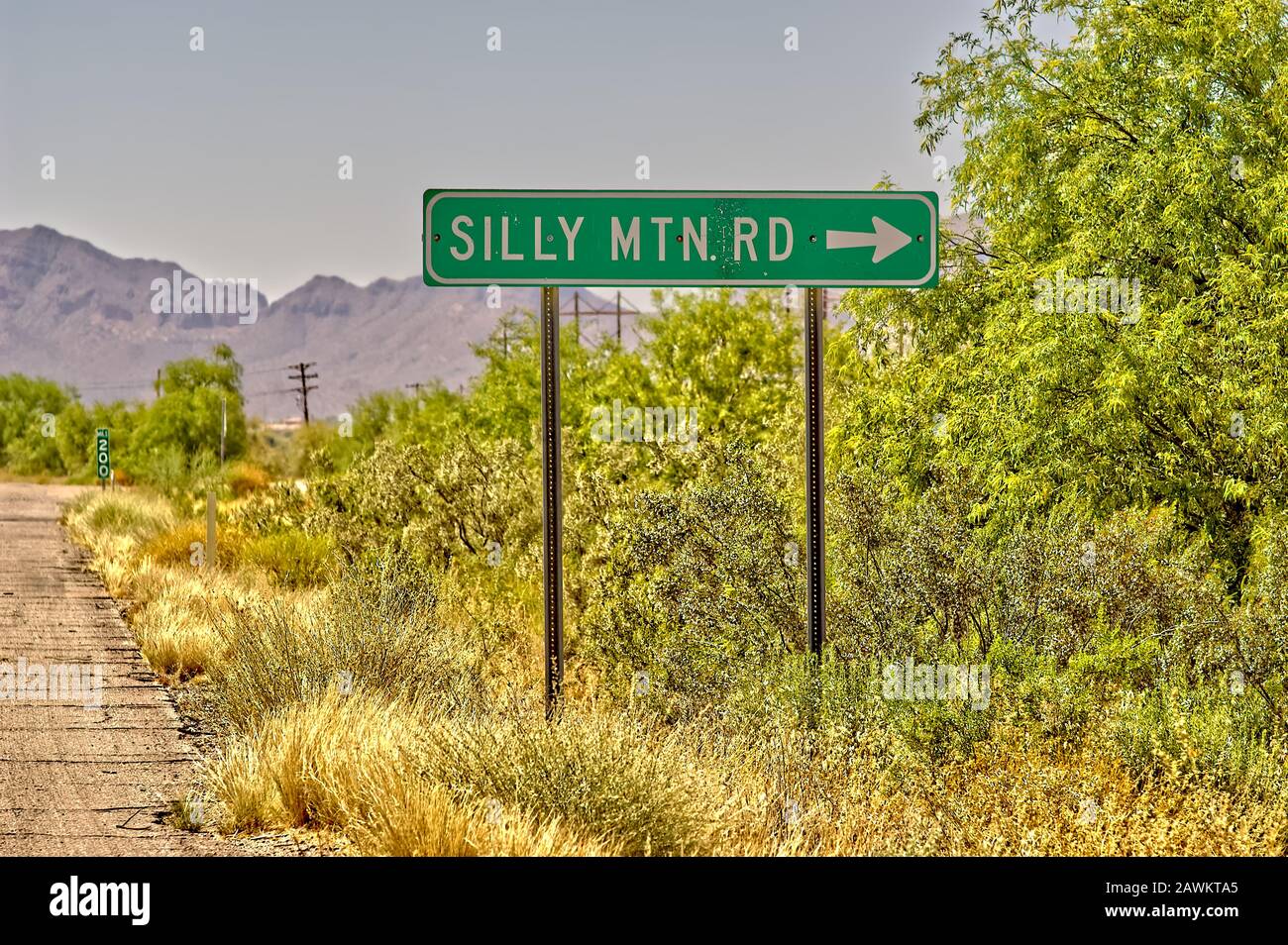 Funny road sign arizona hi-res stock photography and images - Alamy