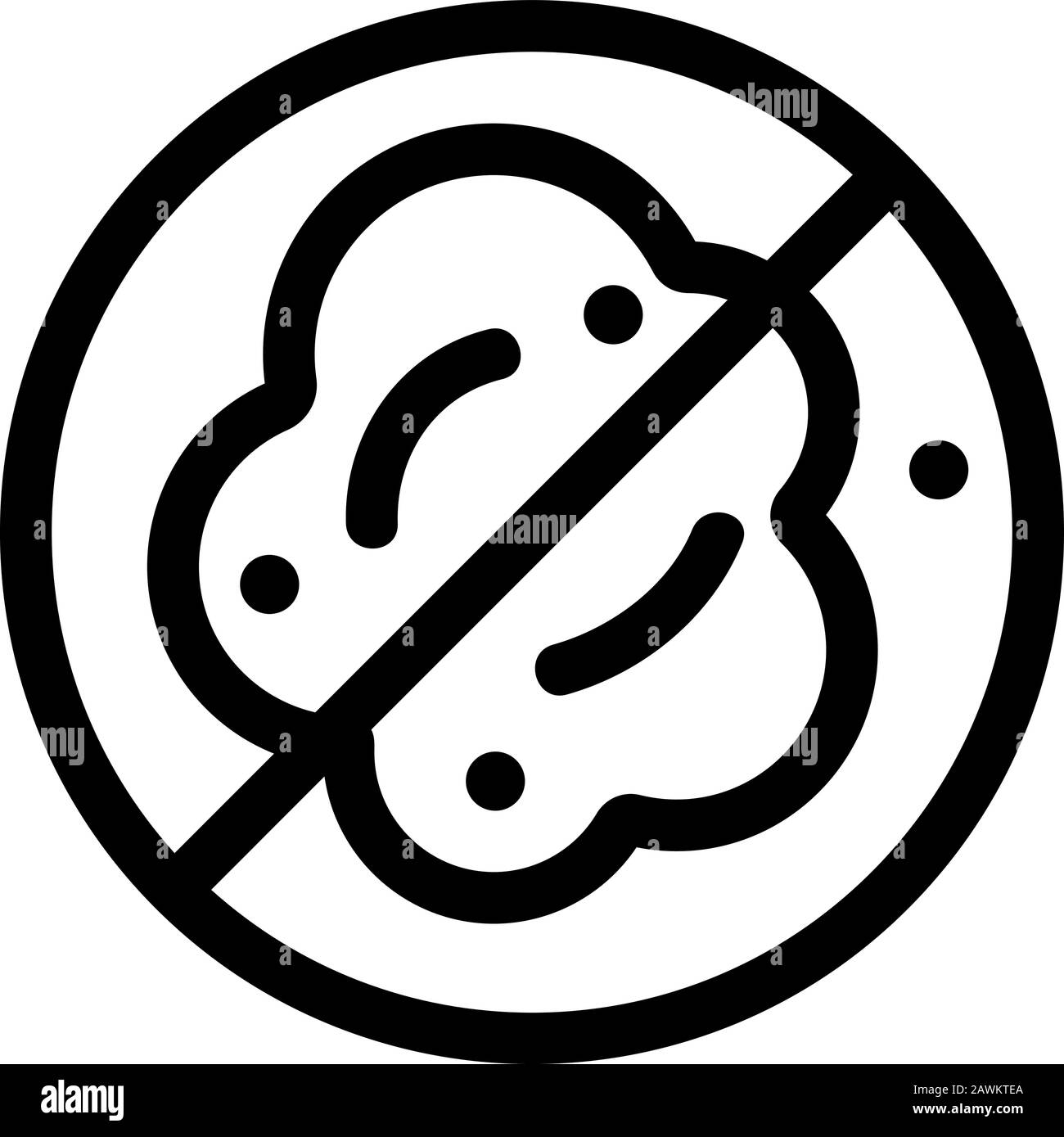 Dust icon vector. Isolated contour symbol illustration Stock Vector ...