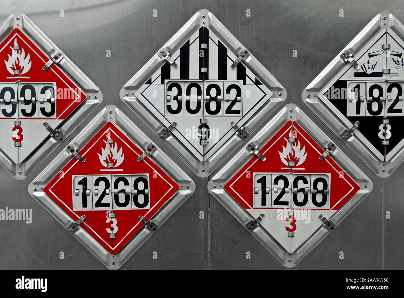 Hazmat placard hi-res stock photography and images - Alamy