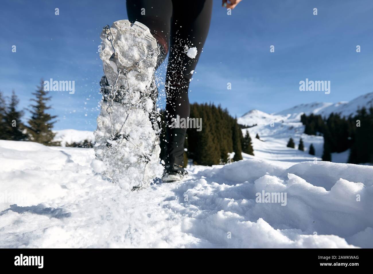 Running shoes spikes hi-res stock photography and images - Alamy
