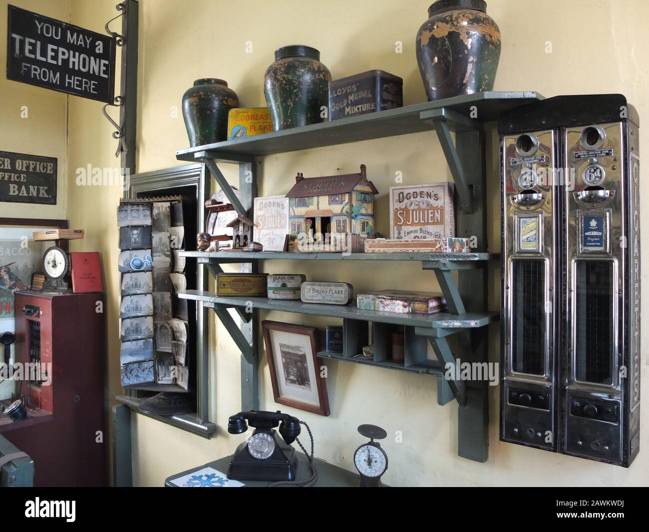 Recreated vintage Post Office display at the Museum of Lincolnshire ...