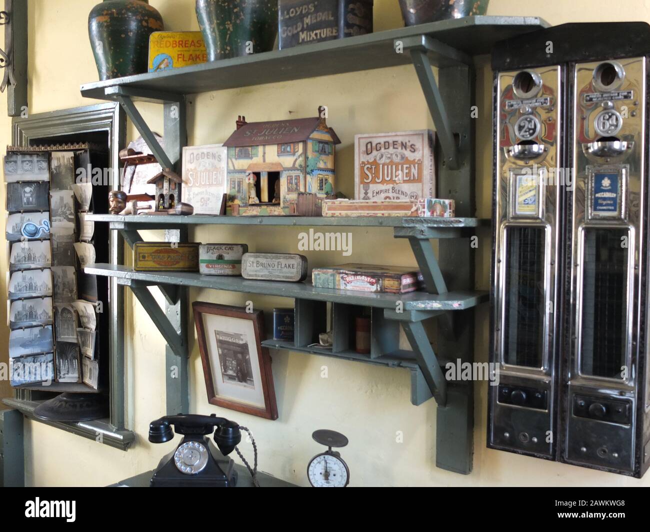 Recreated vintage Post Office display at the Museum of Lincolnshire ...