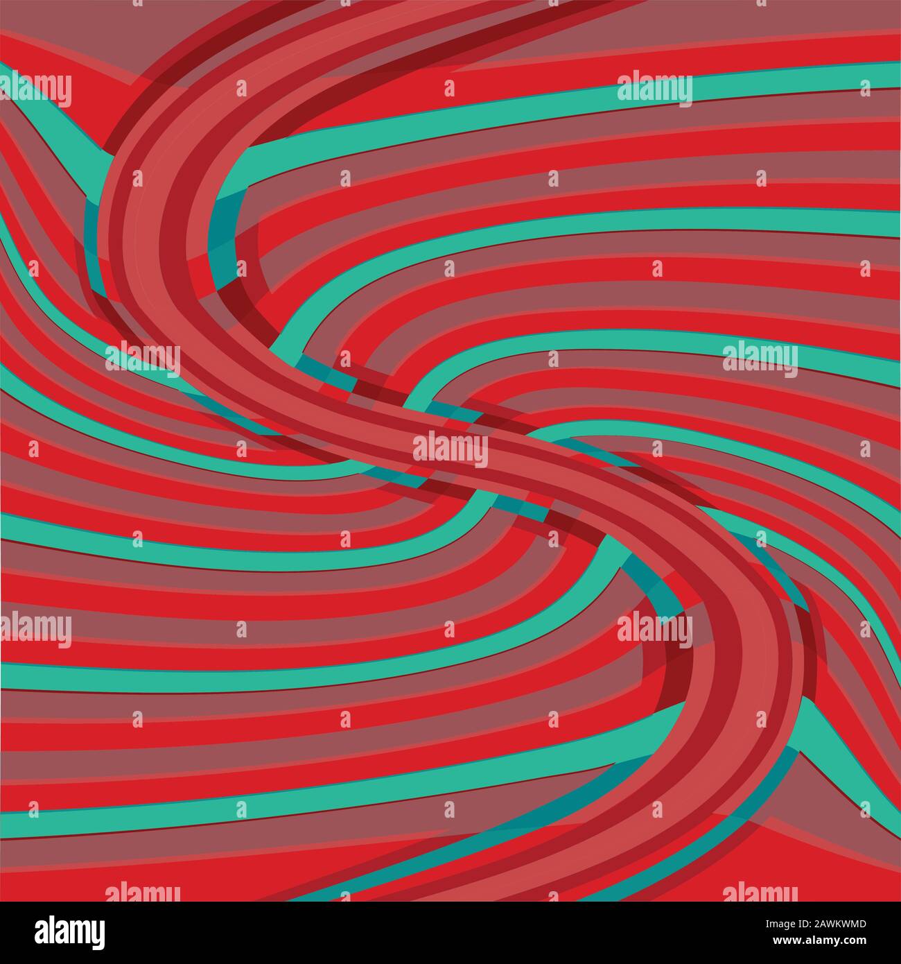 Abstract geometric multicolor waves pattern. Vector illustration Stock ...