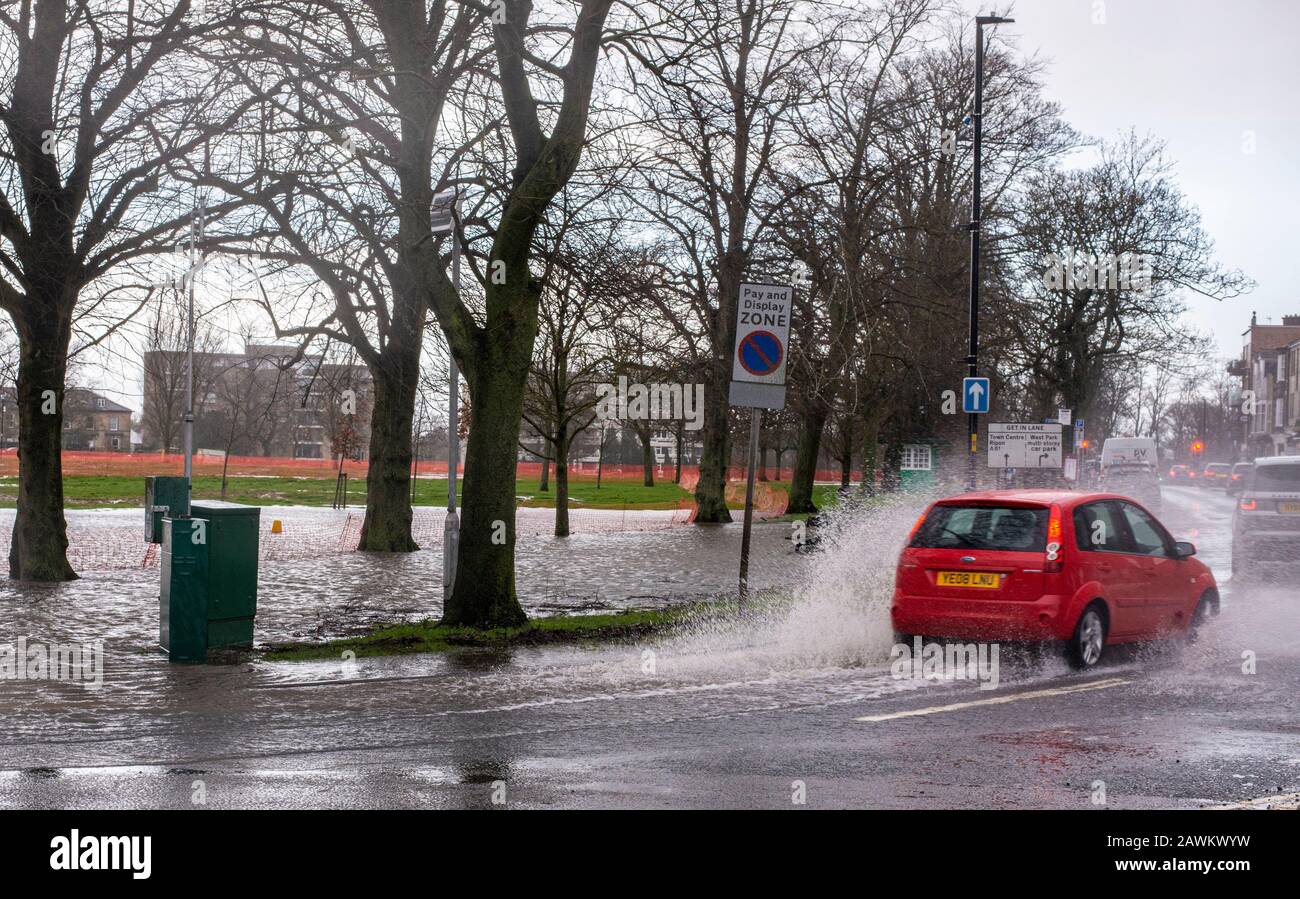 Harrogate, North Yorkshire, UK. 9th Feb, 2020. Storm Ciara. Huge ...
