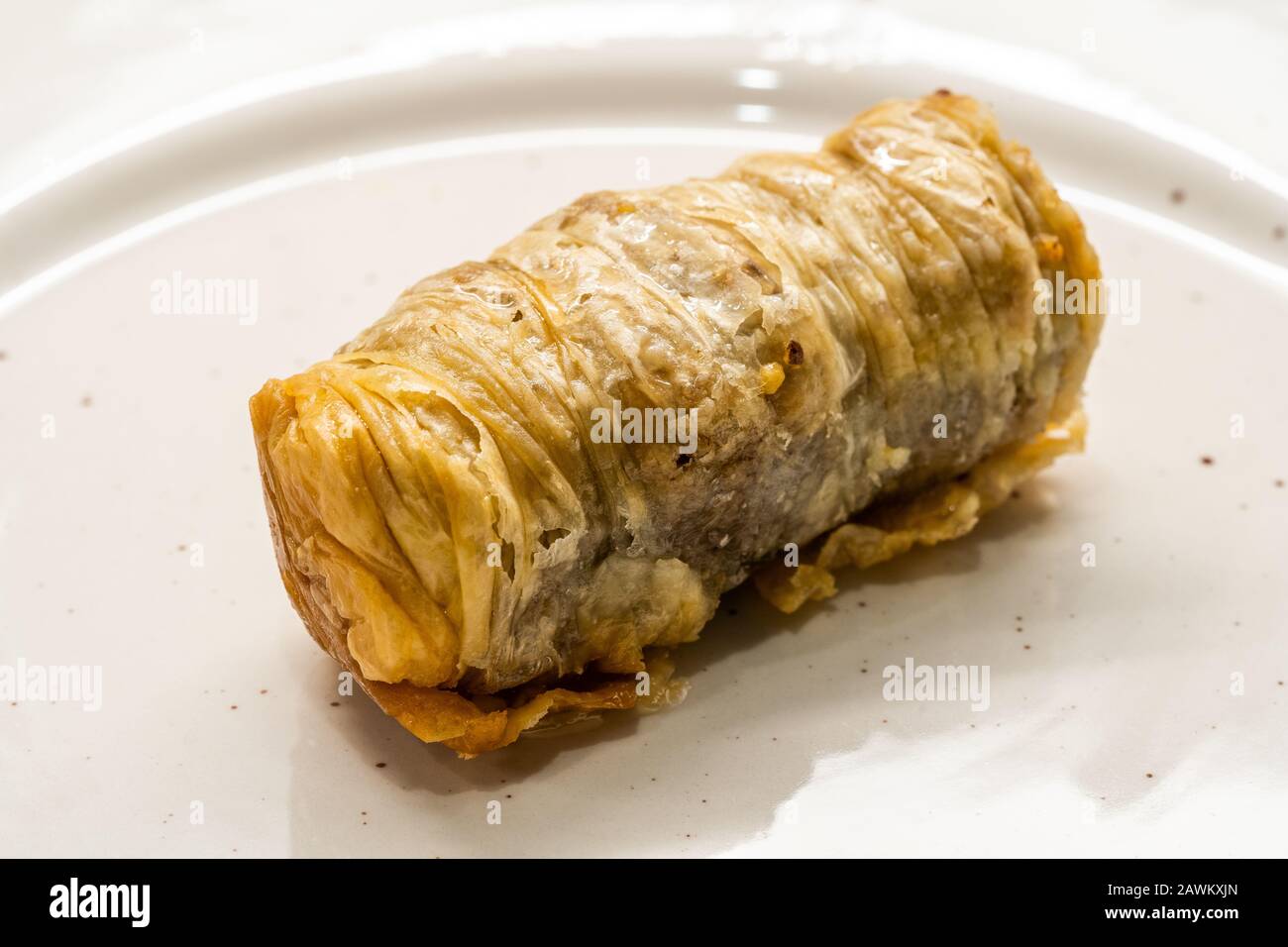 Turkish Traditional Dessert Homemade Burma Baklava / Baklawa with ...