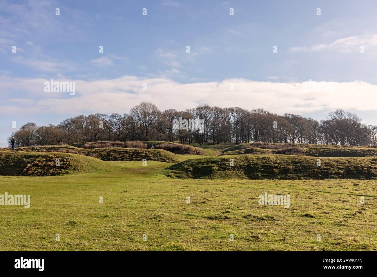 Badbury Rings - an Iron Age hill fort on the Kingston Lacey estate ...