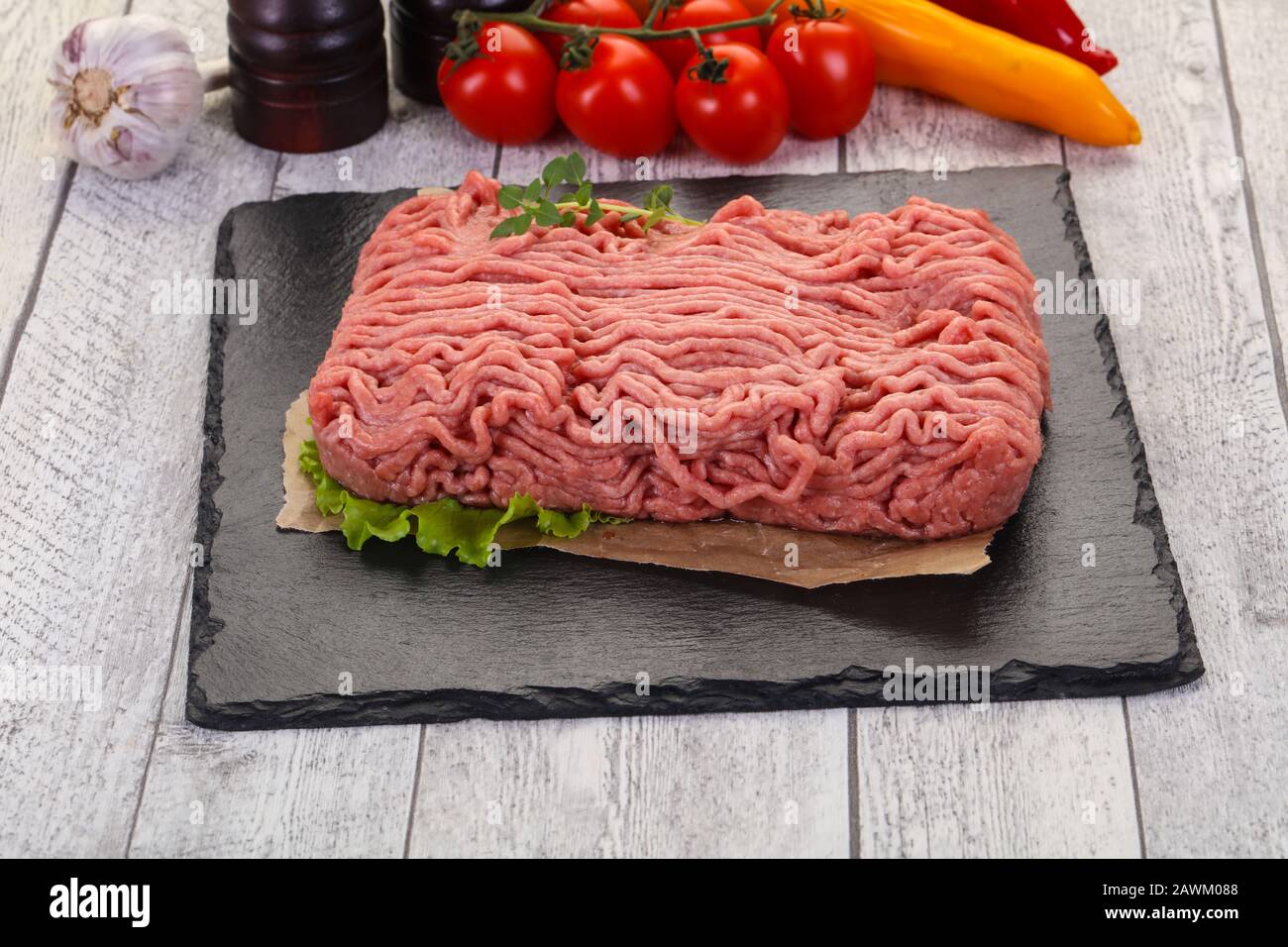 Raw turkey minced meat for cooking Stock Photo - Alamy