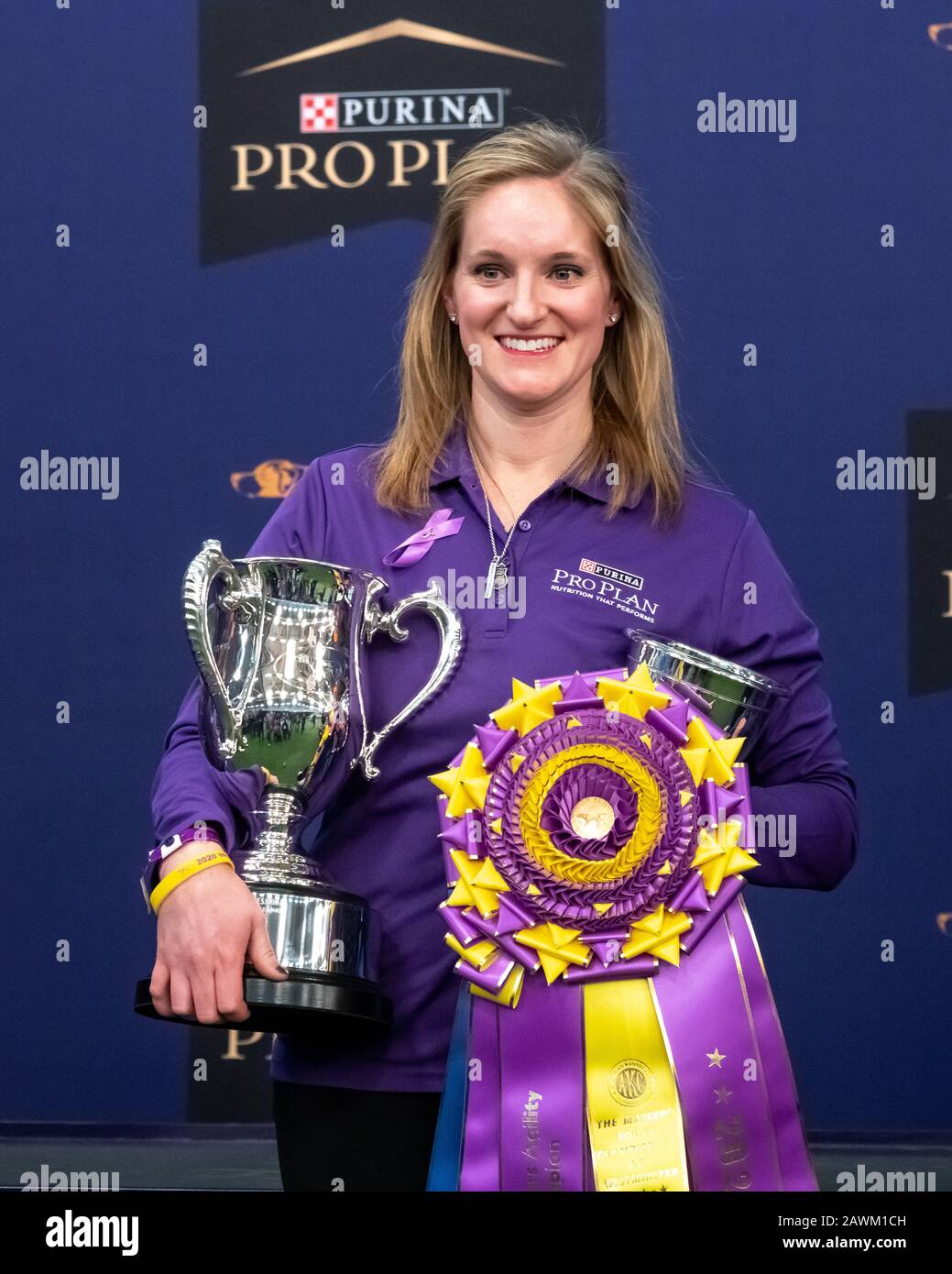New York, USA. 8th Feb, 2020. Jennifer Crank of Ohio poses with her ...