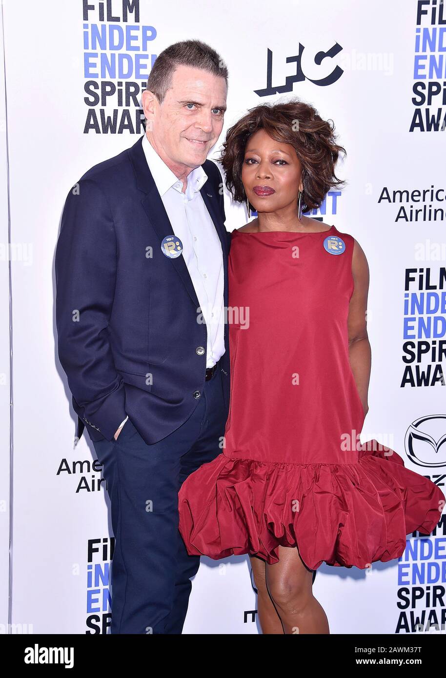 SANTA MONICA, CA - FEBRUARY 08: Roderick Spencer, Alfre Woodard attends ...