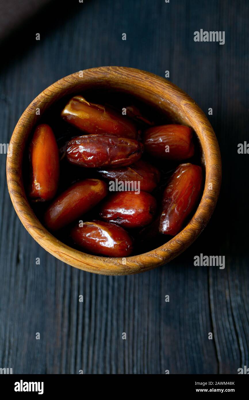 Top view dried date hi-res stock photography and images - Alamy